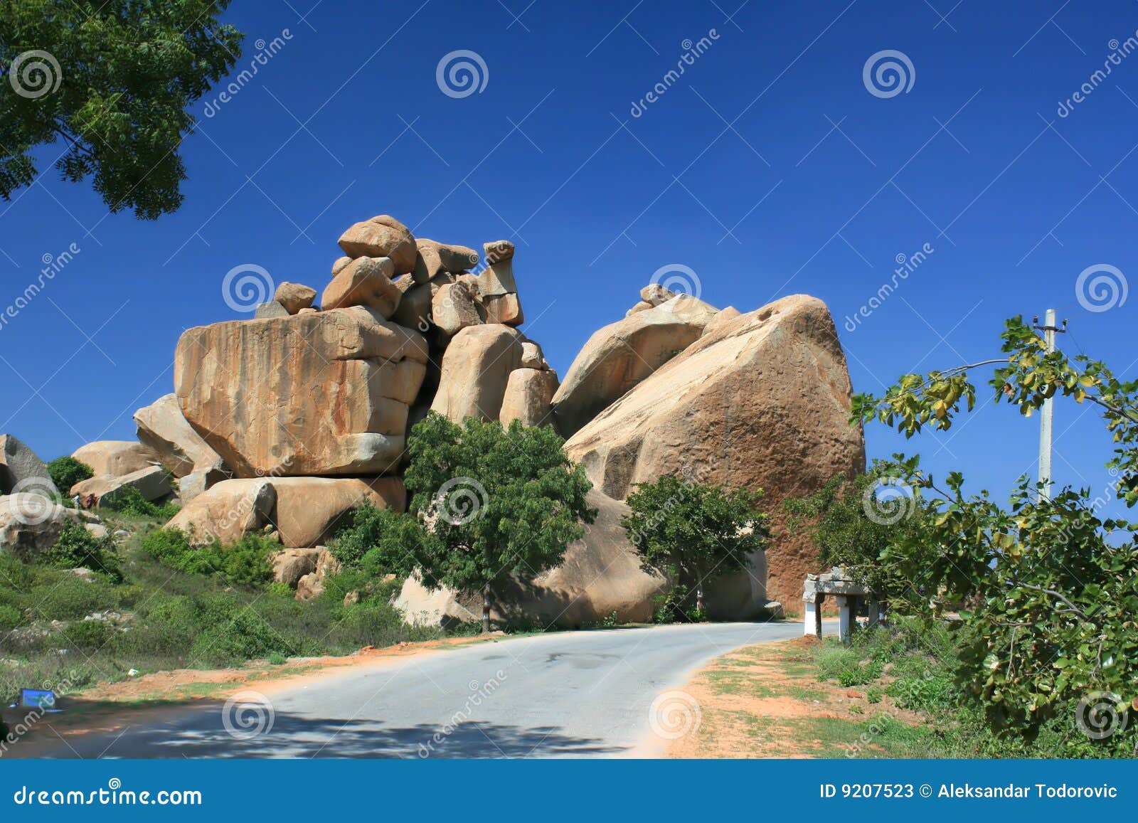 Rocks in Hampi stock image. Image of india, monolith, stone - 9207523