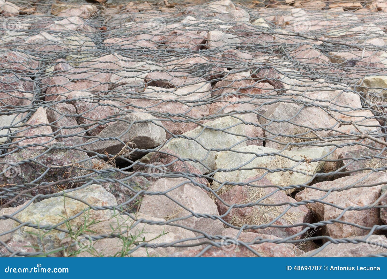 Rocks held together stock image. Image of stabilized - 48694787