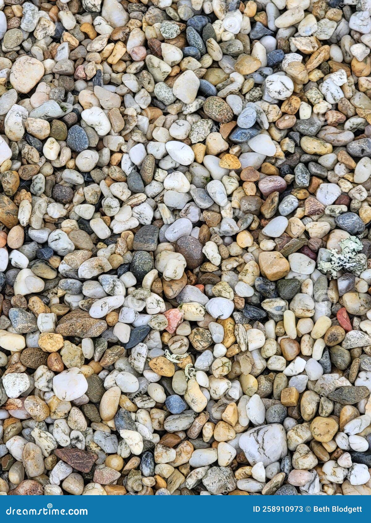 Rocks Help Keep the Patio in Use Stock Image - Image of pebble, rocks ...