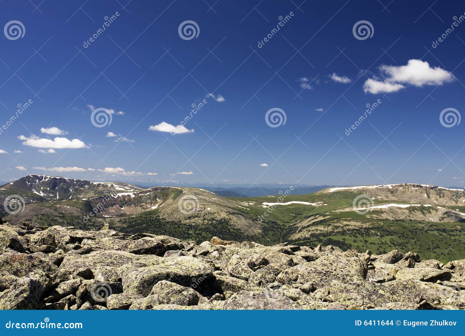 Rocks in high mountains stock photo. Image of blue, cloud - 6411644