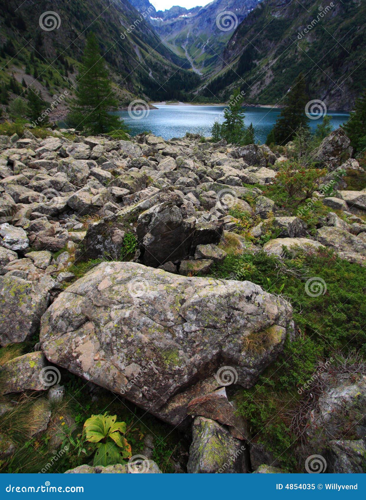 Rocks and lake stock image. Image of wild, blue, isolated - 4854035