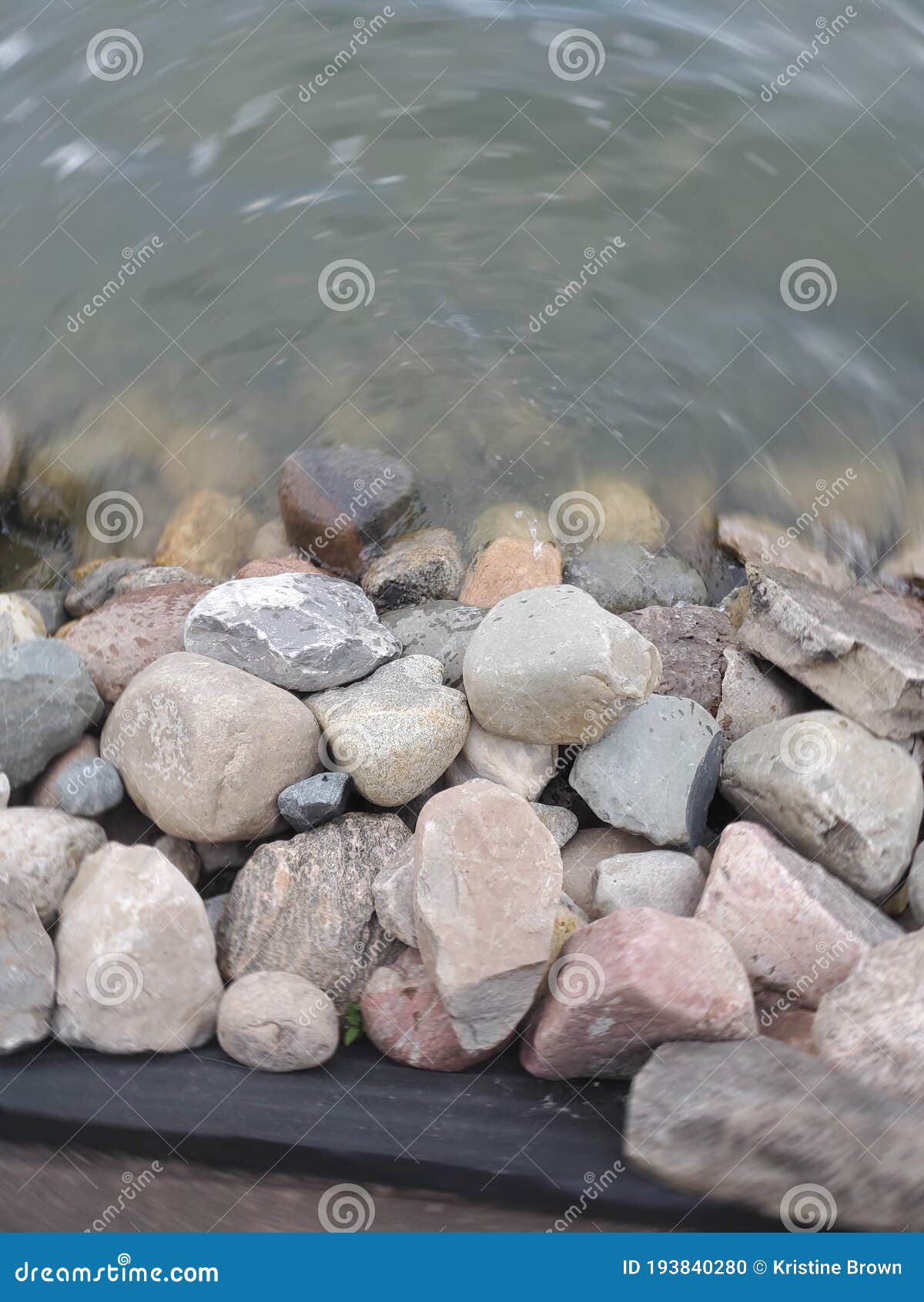 Rocks on the Lake in Indiana Stock Photo - Image of pebble, shore ...