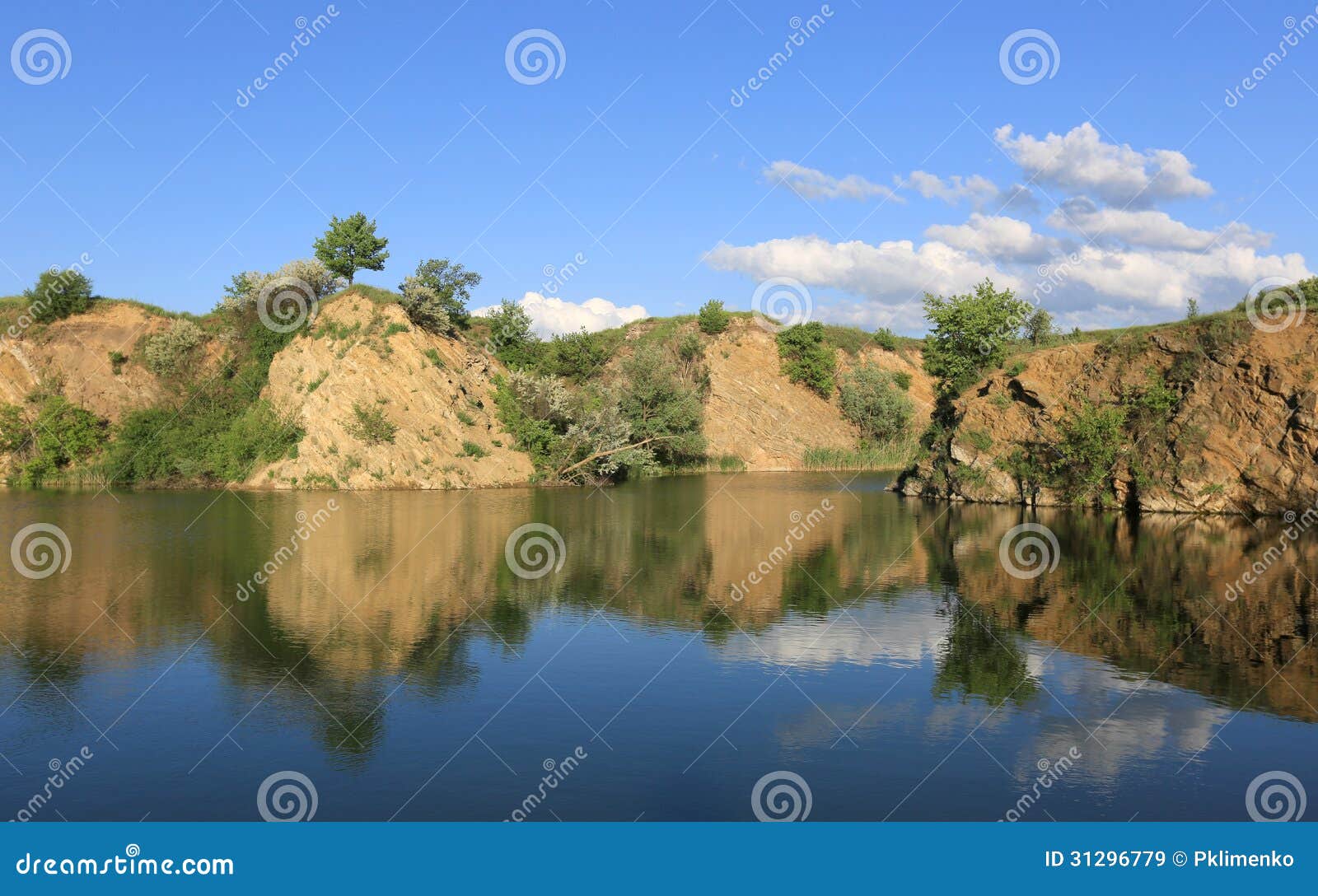 Rocks on lake stock image. Image of blue, nature, dark - 31296779