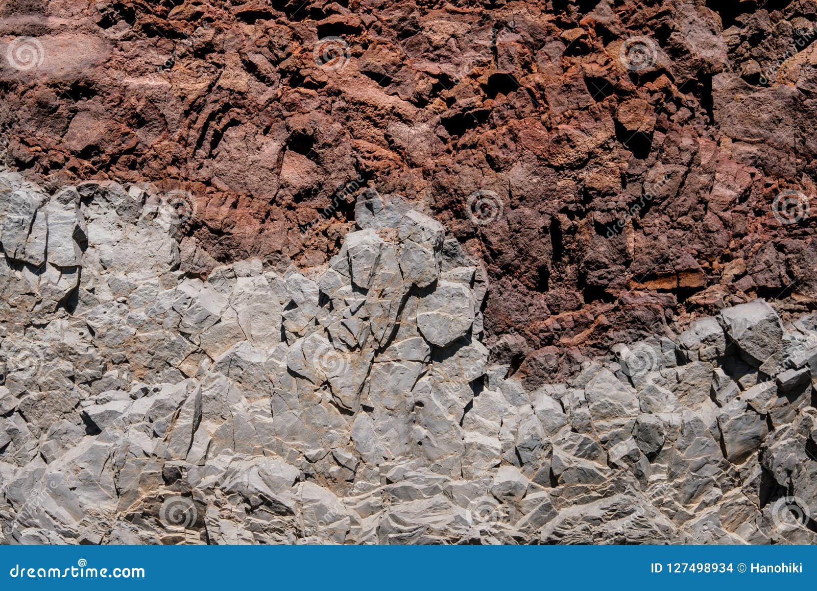 Rocks Layers, Layered Red and Grey Rock Background - Stock Photo ...