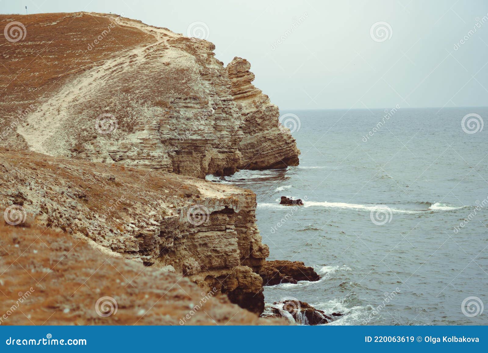 Rocks ledges by the sea stock image. Image of peak, cliffs - 220063619