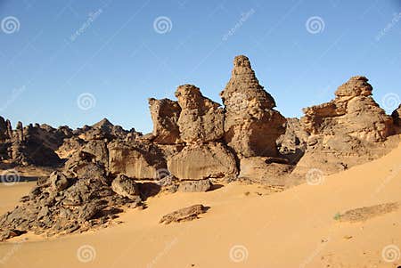 Rocks in Libya stock photo. Image of climatic, libyan - 13933076