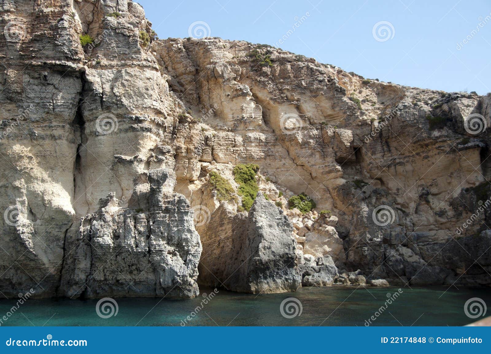 Rocks on malta stock photo. Image of desert, rocks, mountain - 22174848