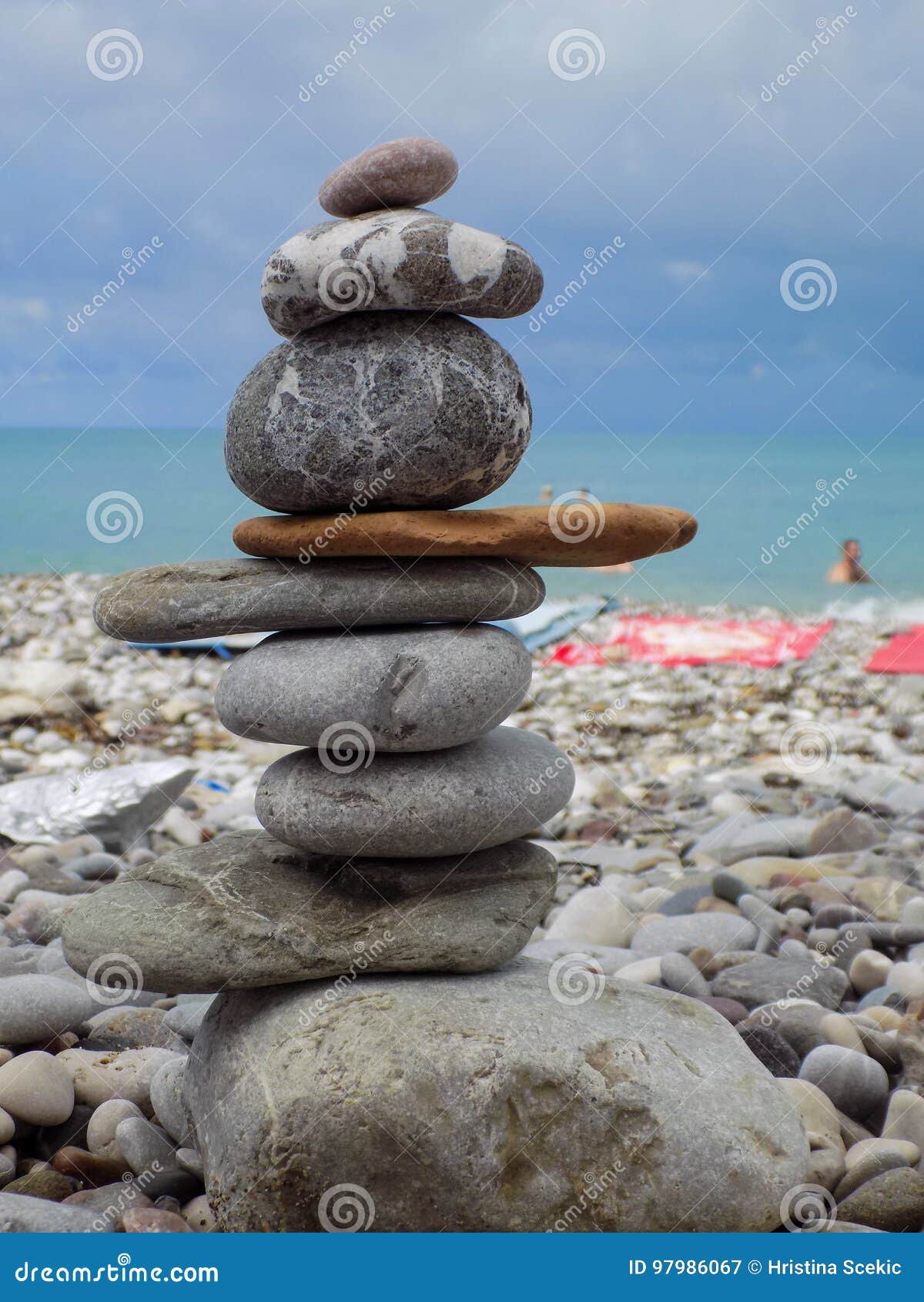 Rocks stock image. Image of grey, blue, beach, meditation - 97986067