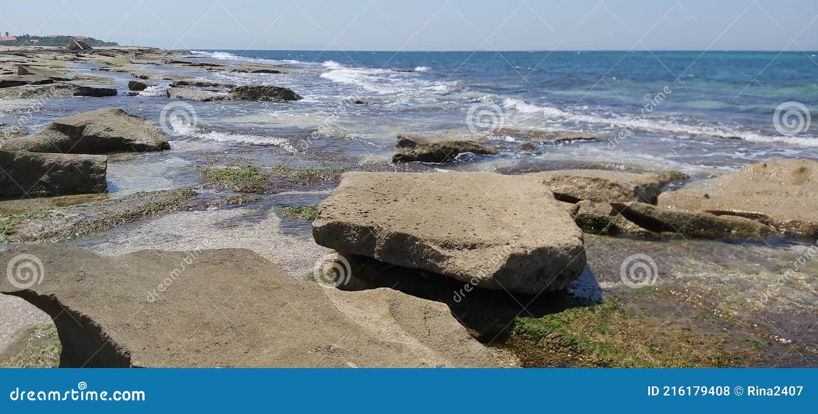 Rocks on the Mediterranean Coast Stock Photo - Image of nature, coast ...