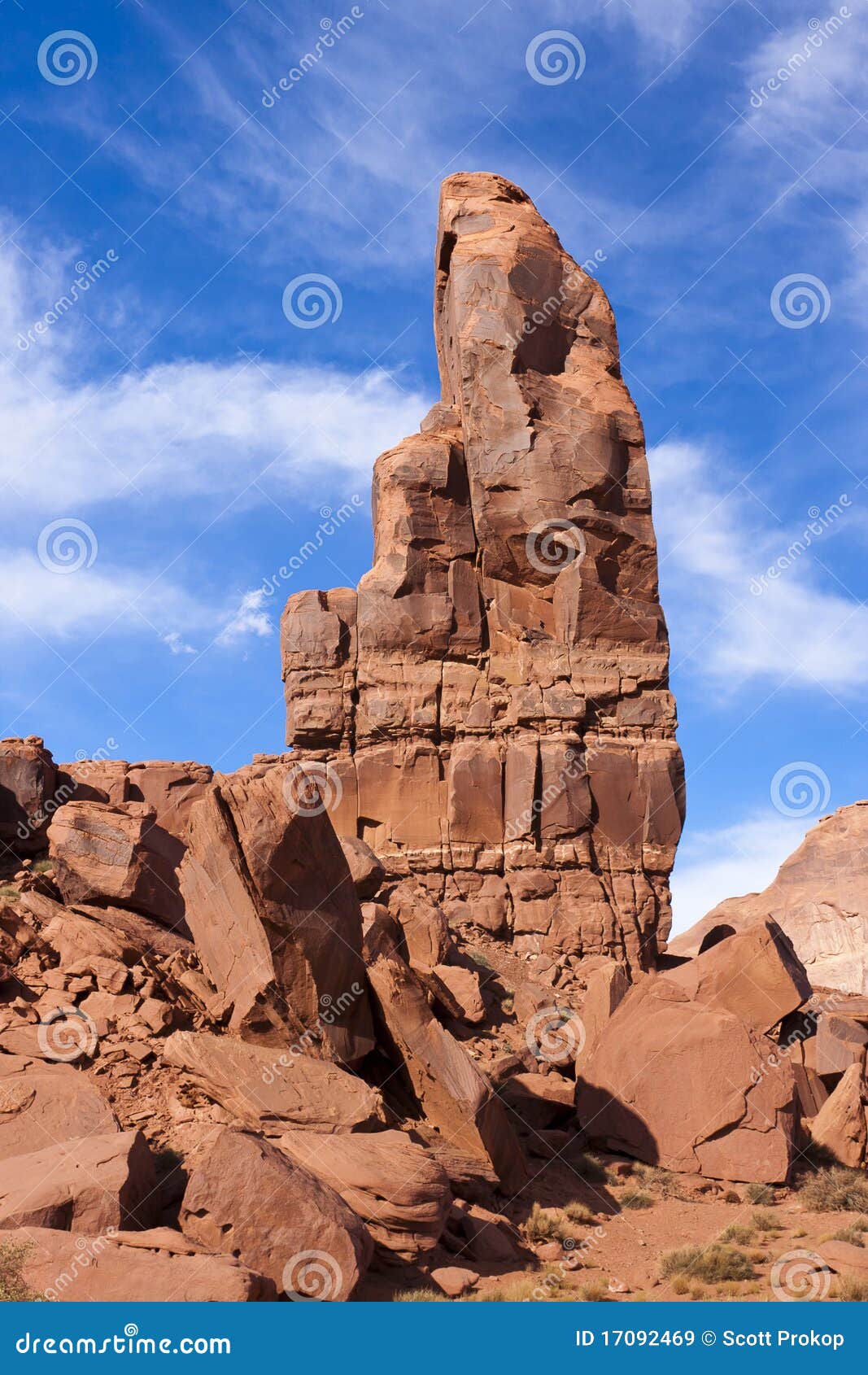 Rocks of Monument Valley stock image. Image of mountain - 17092469