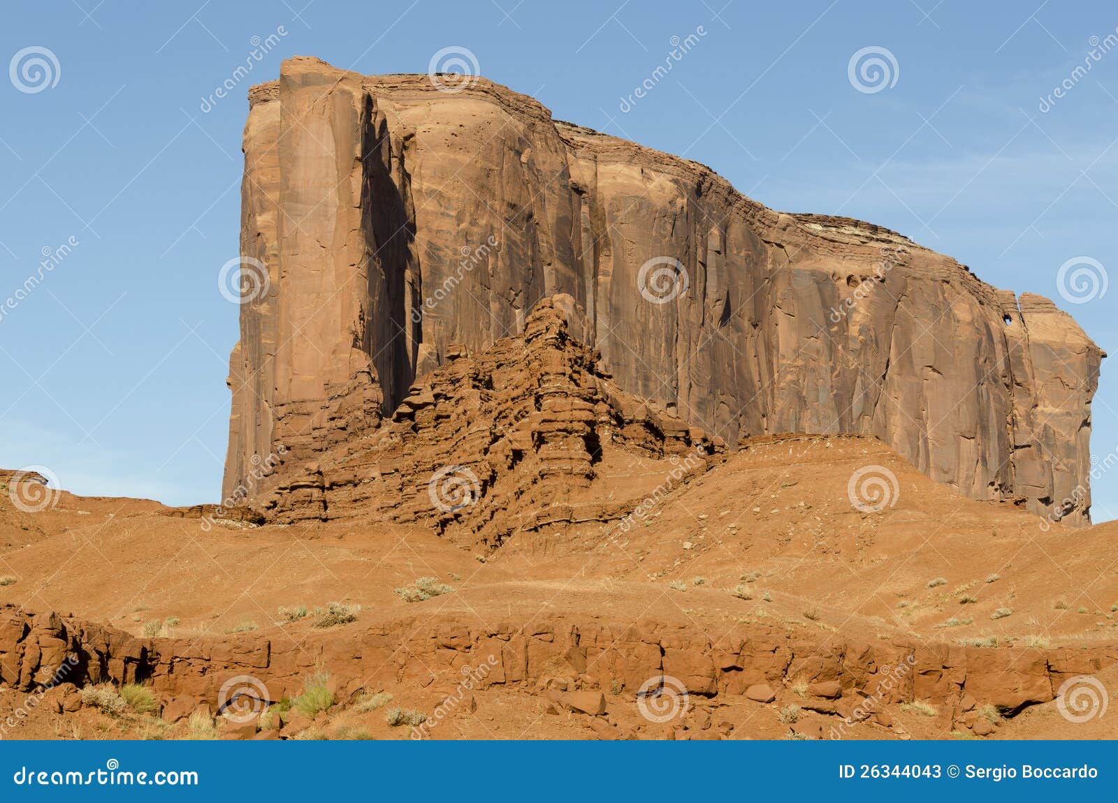 Rocks in Monument Valley stock image. Image of environment - 26344043