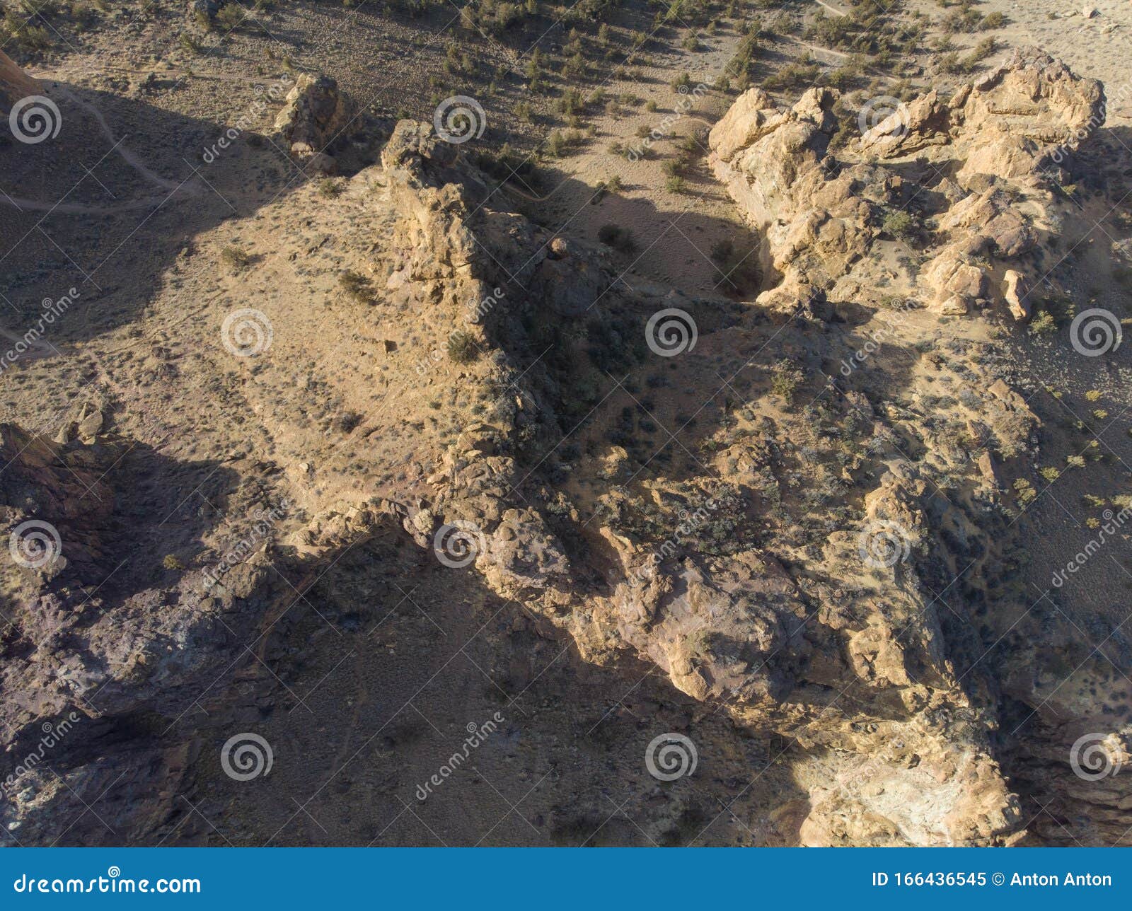 Rocks and Mountains, Desert. Top View, Texture Stock Image - Image of ...