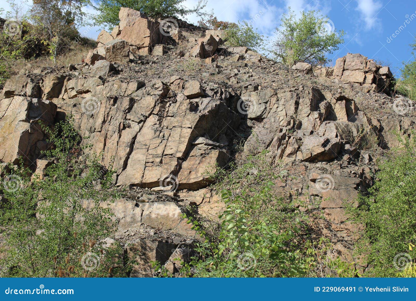 Rocks and Mountains.Huge Rocks and Trees Nature Reserve. Stock Image ...