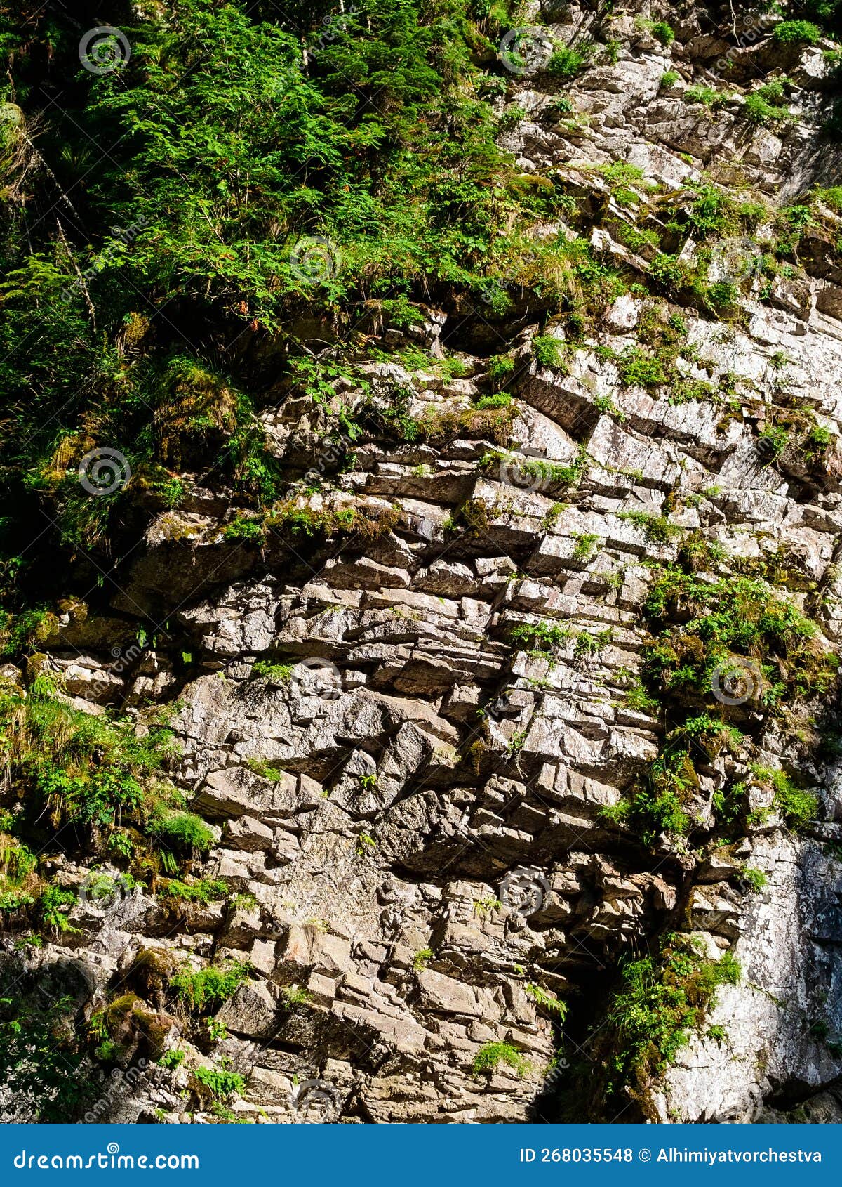 Waterfalls In The Park, The Park Is Decorated With Waterfalls ...