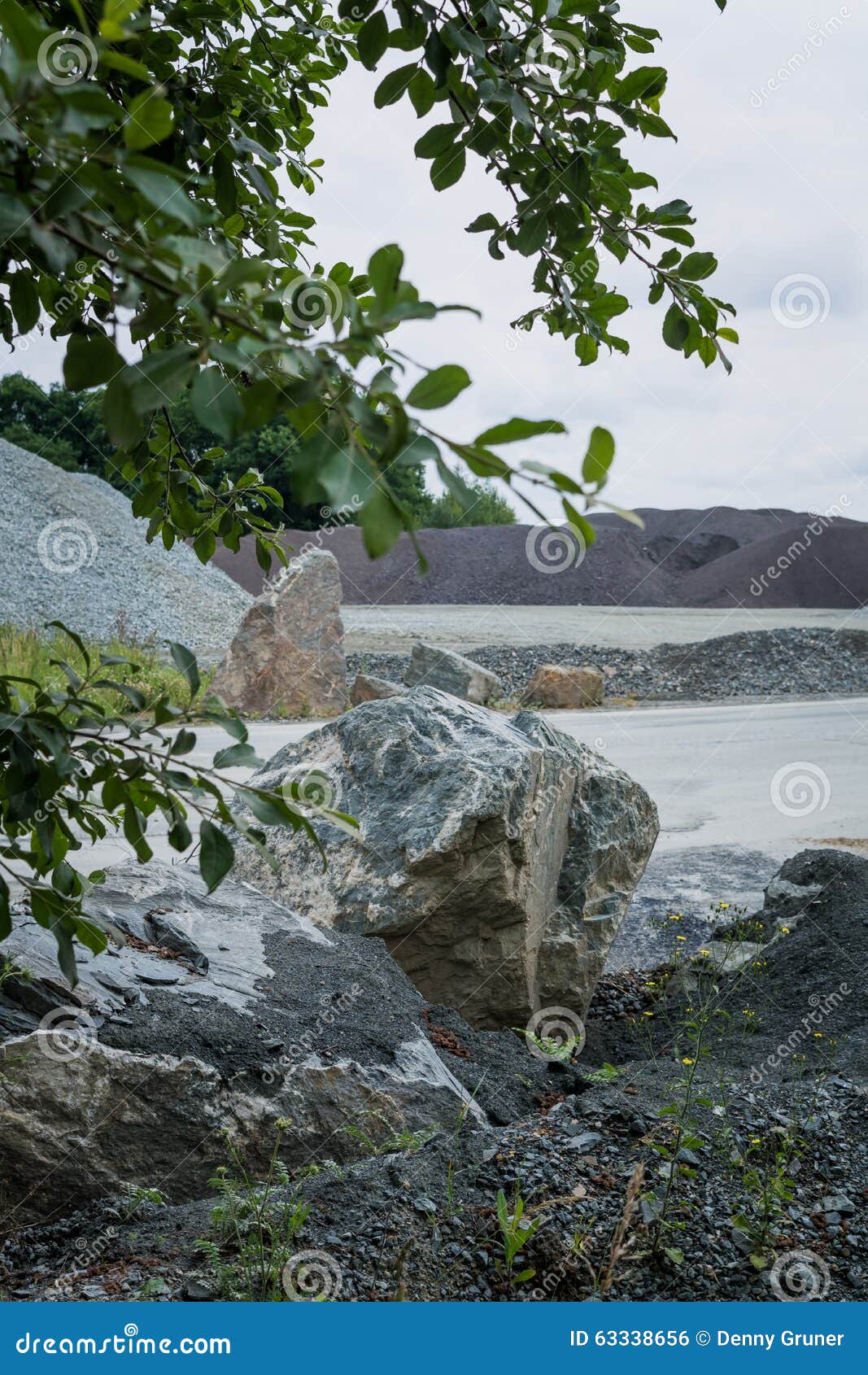 Rocks in nature stock photo. Image of tranquil, green - 63338656