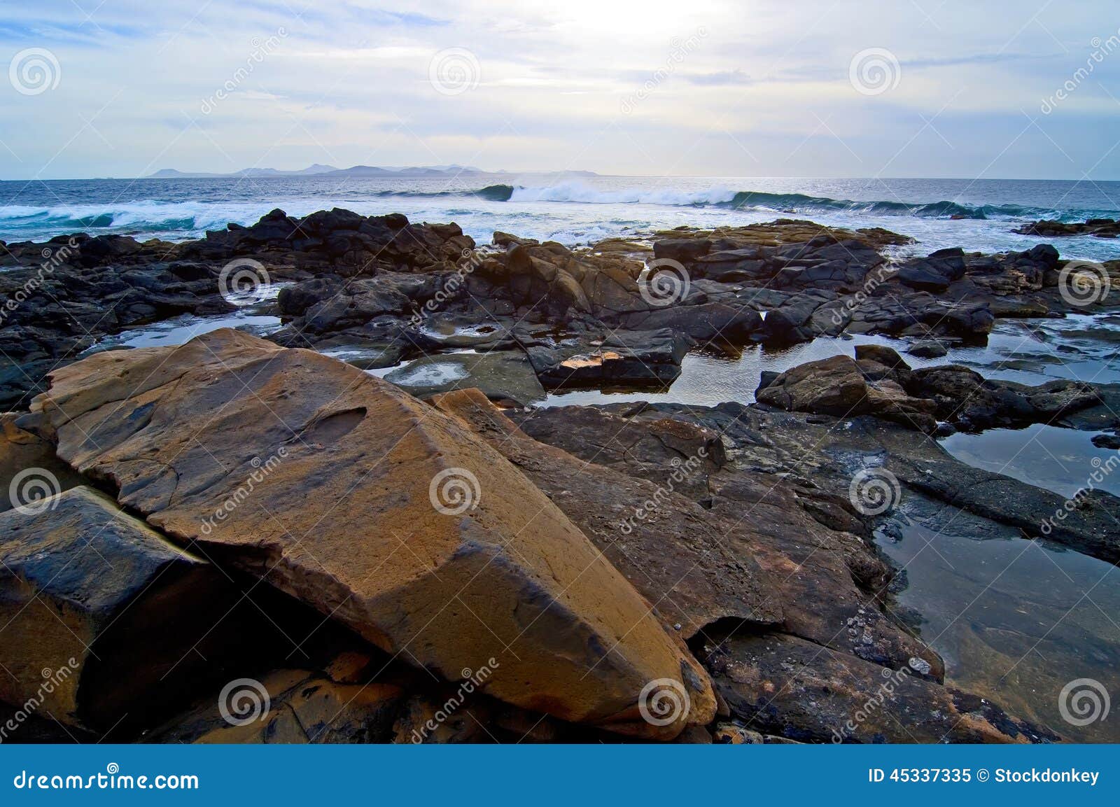 Rocks near the sea stock image. Image of nature, pacific - 45337335