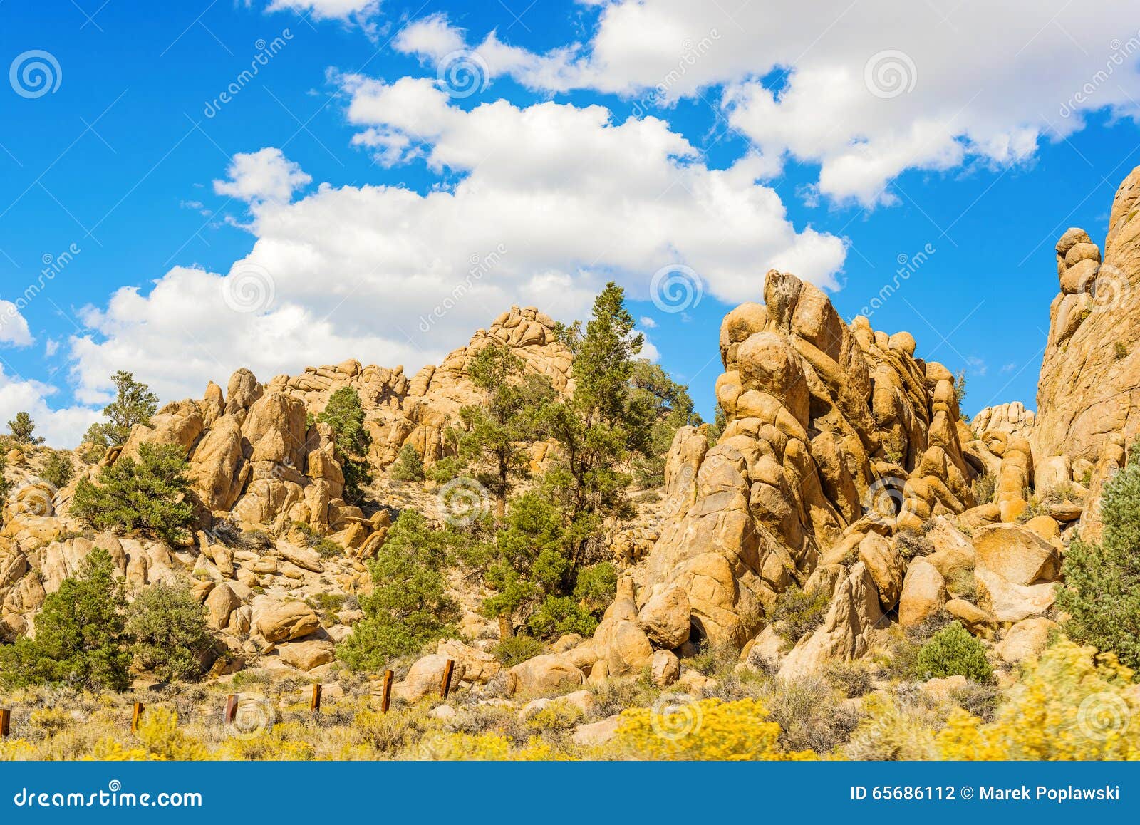Rocks in Nevada, USA stock photo. Image of clouds, mountains - 65686112