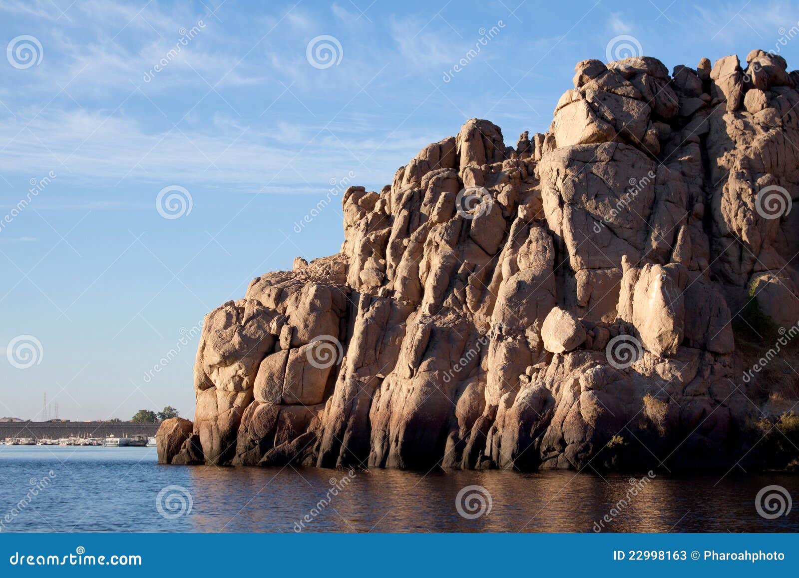 Rocks of the Nile stock image. Image of cataract, granodiorite - 22998163