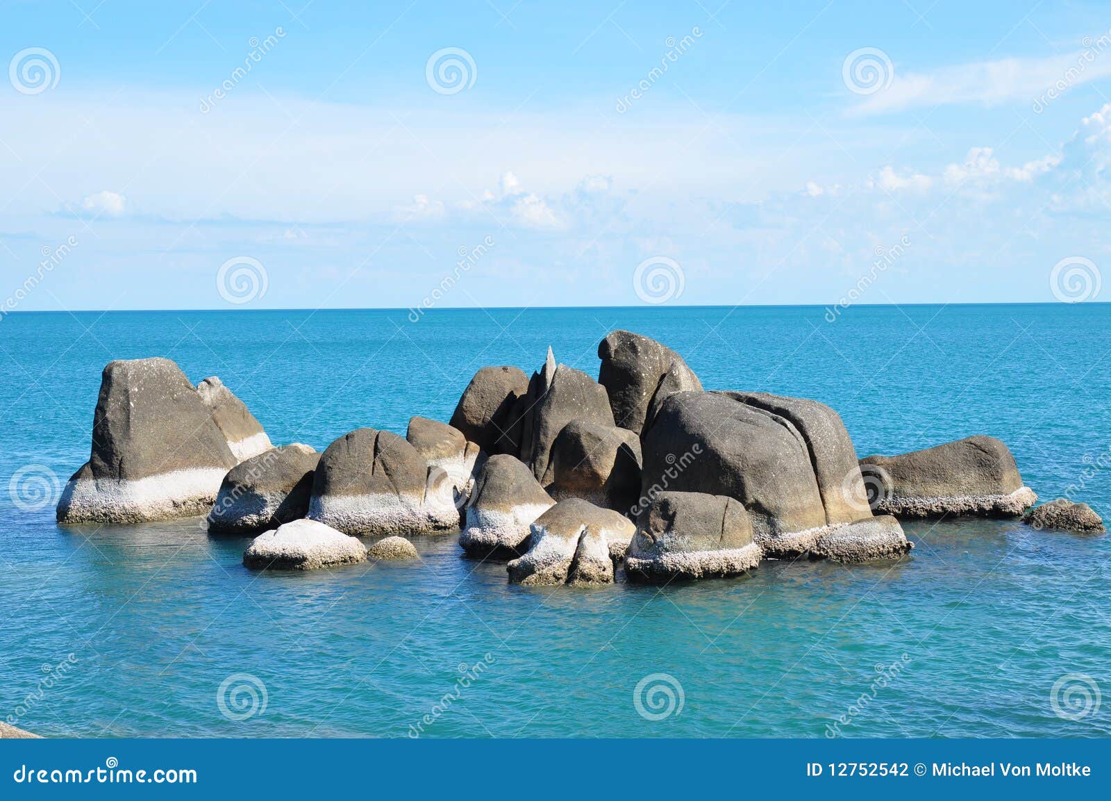 Rocks in ocean stock photo. Image of grey, travel, salt - 12752542