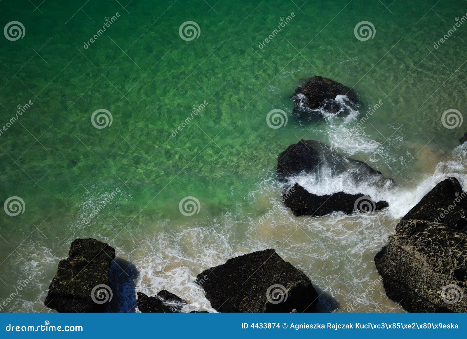 Rocks in ocean stock photo. Image of rumble, water, play - 4433874