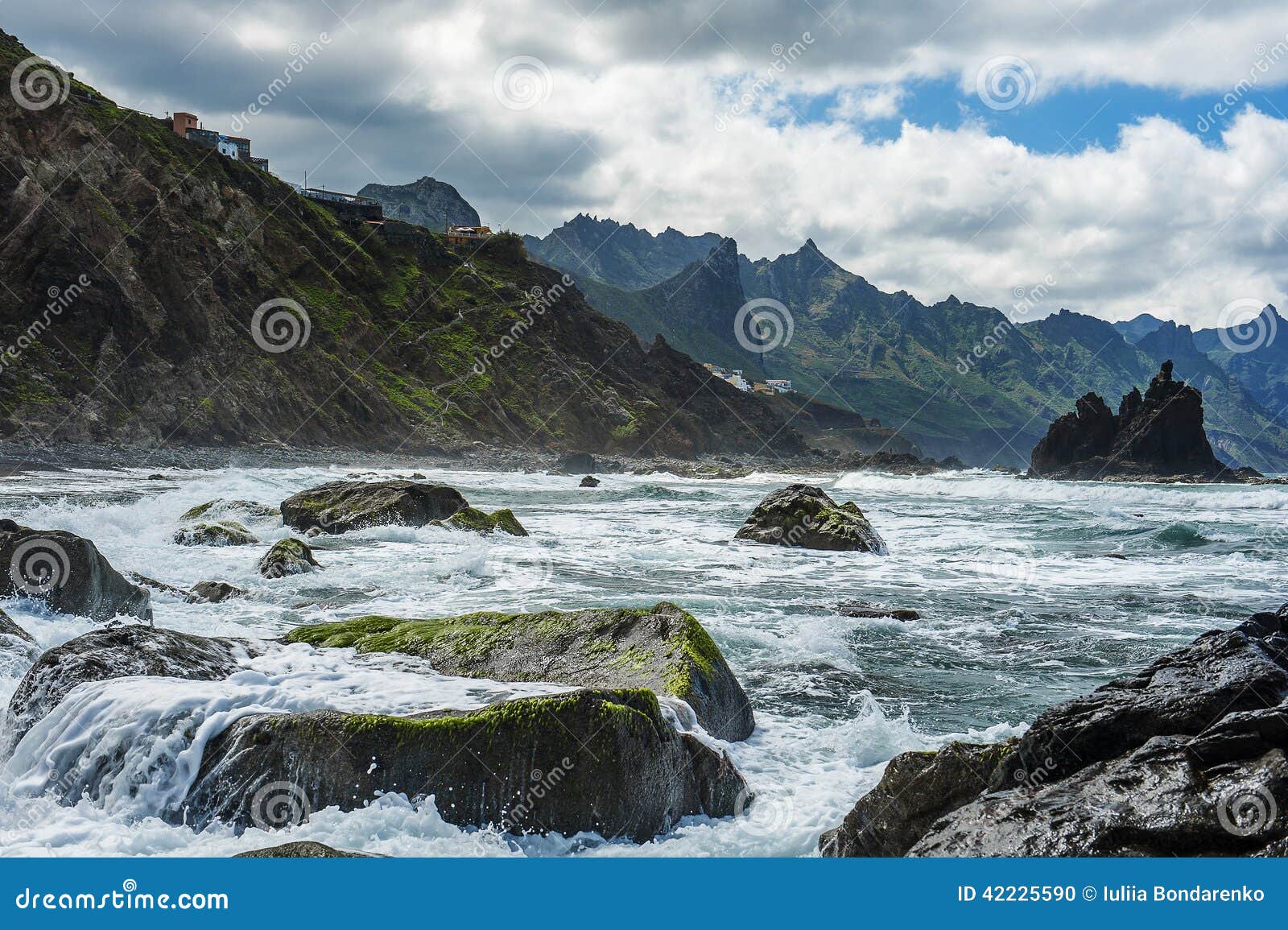 Rocks on the ocean stock photo. Image of atlantic, canarias - 42225590