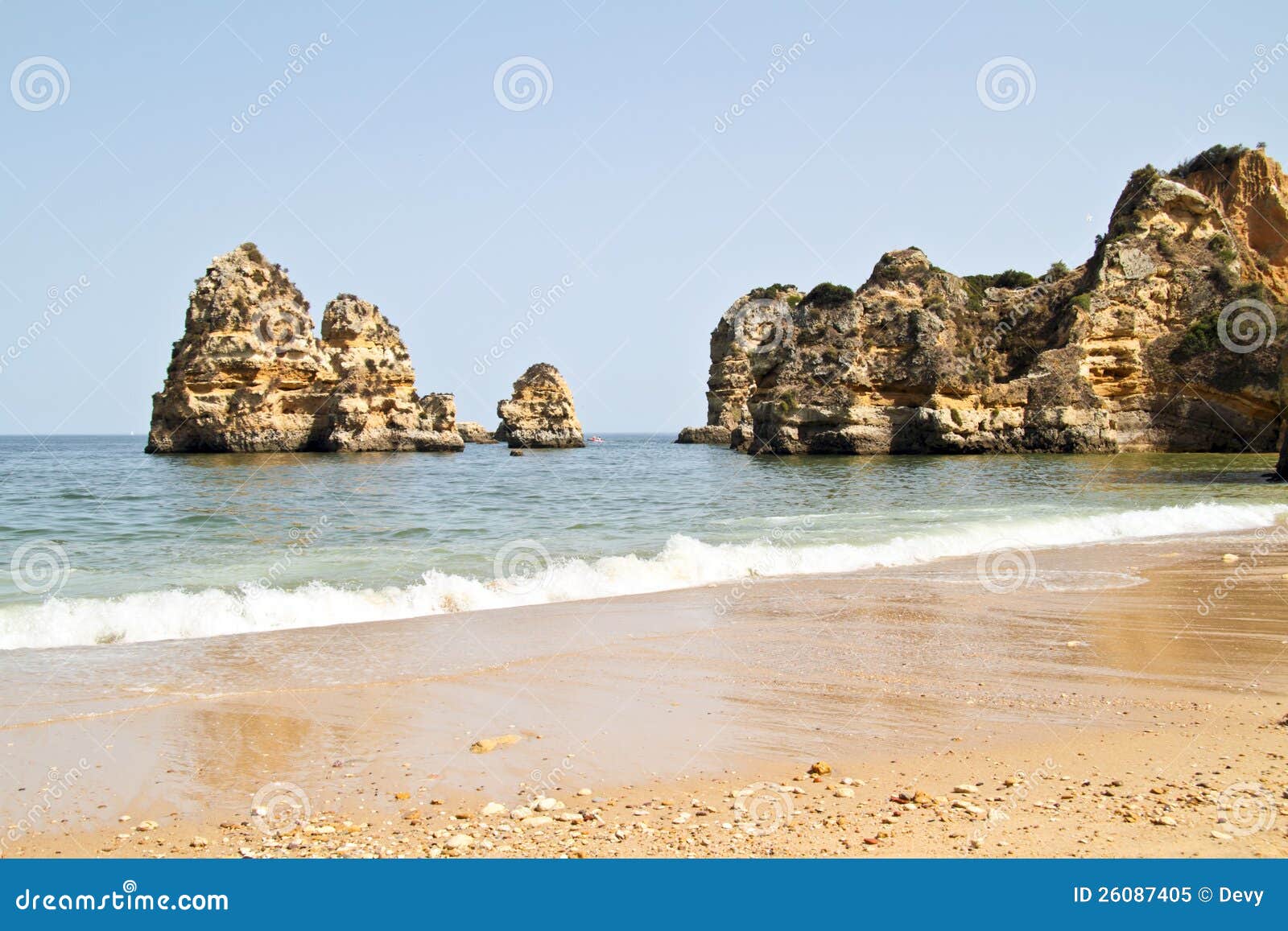 Rocks and Ocean in Portugal Stock Image - Image of isolated, blur: 26087405