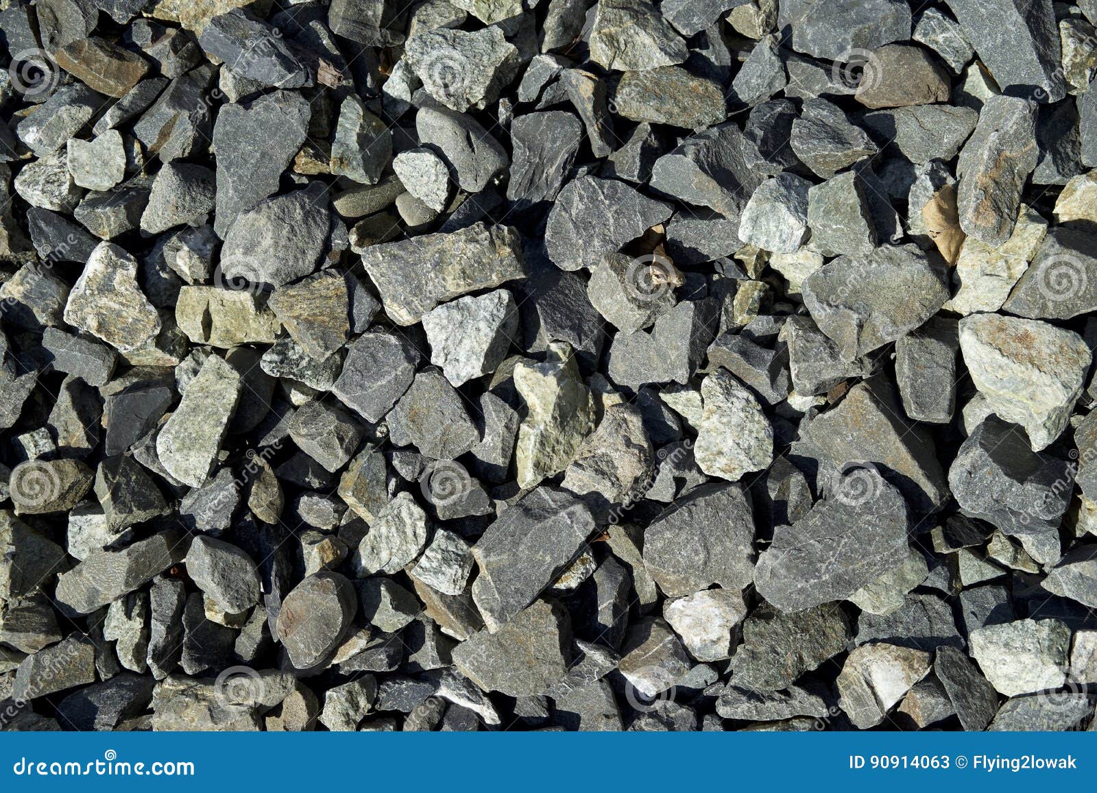 Rocks from Railroad track. stock image. Image of cement - 90914063