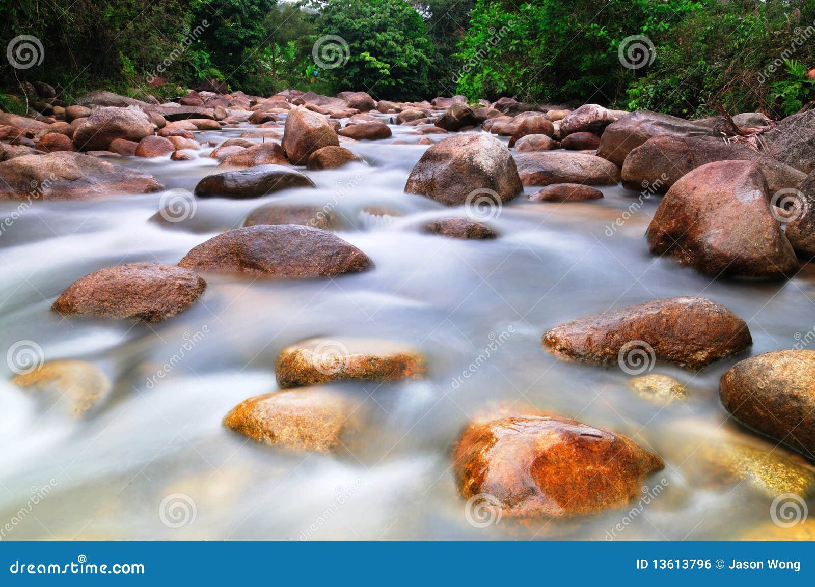 Rocks in the river 02 stock photo. Image of deep, blur - 13613796