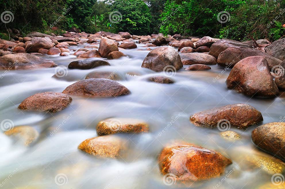 Rocks in the river 02 stock photo. Image of deep, blur - 13613796