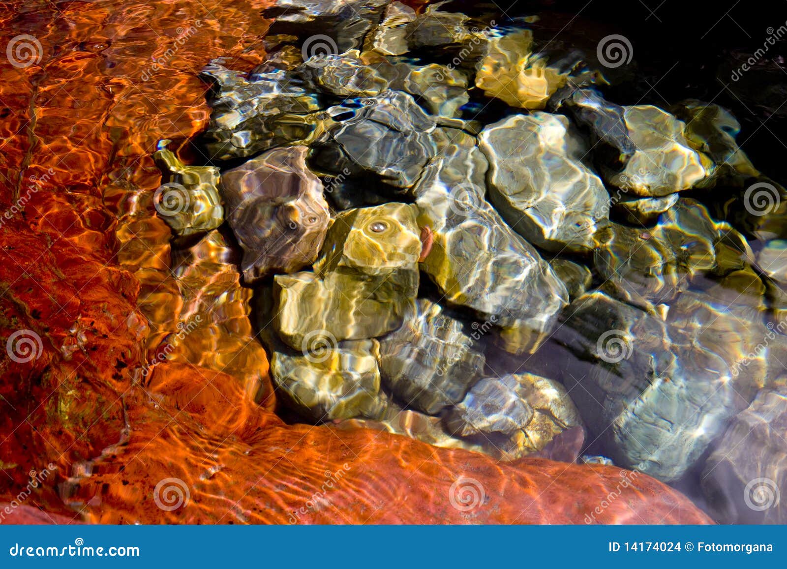 Rocks in river stock photo. Image of polarized, colorful - 14174024