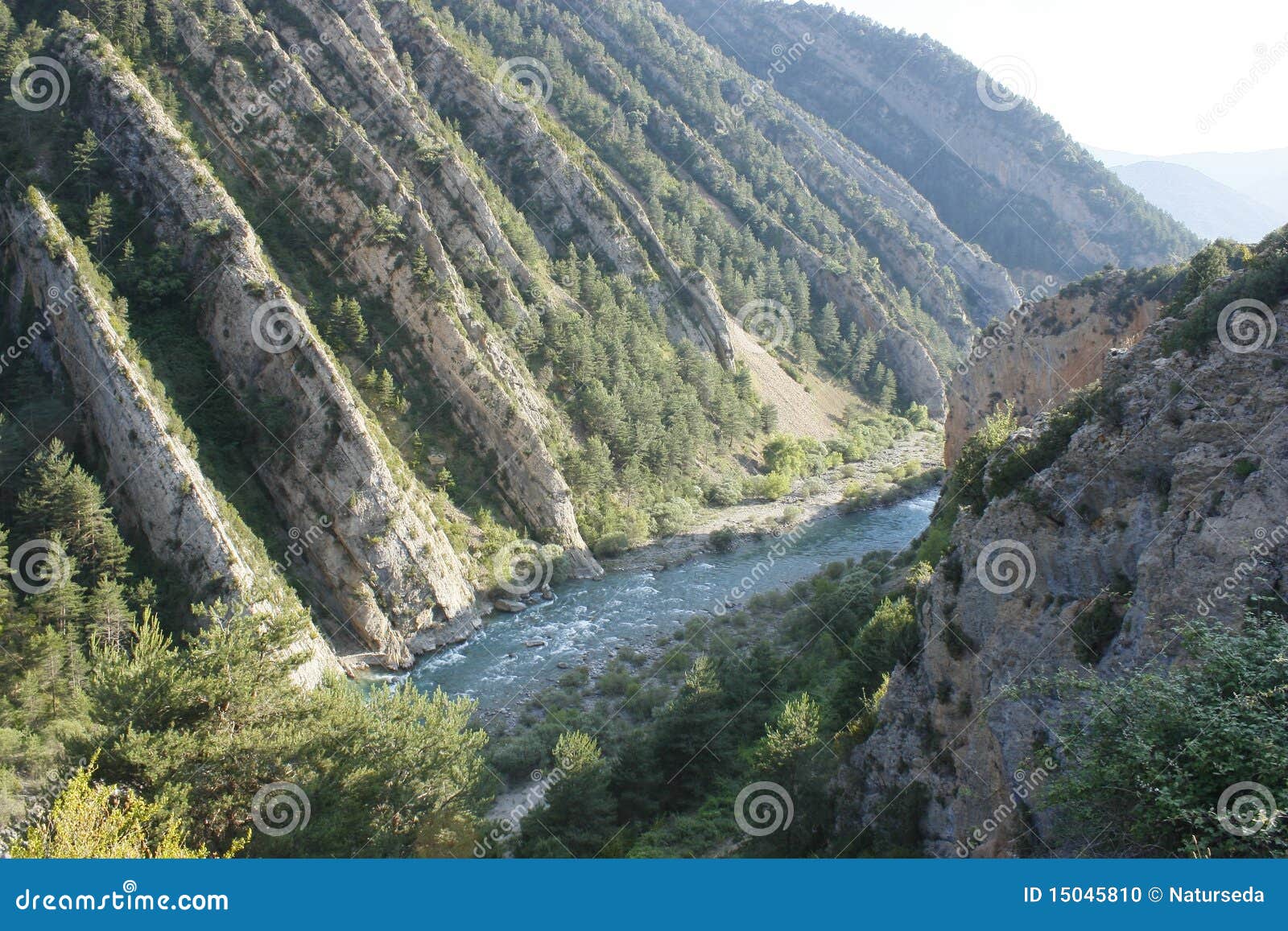 Rocks in River Ara, Pyrenees Stock Photo - Image of country, europe ...