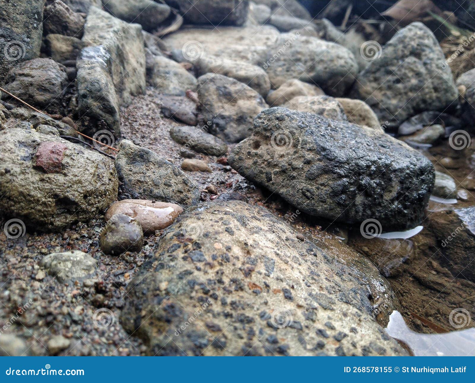 The Rocks on the River is so Much Stock Image - Image of landscape ...