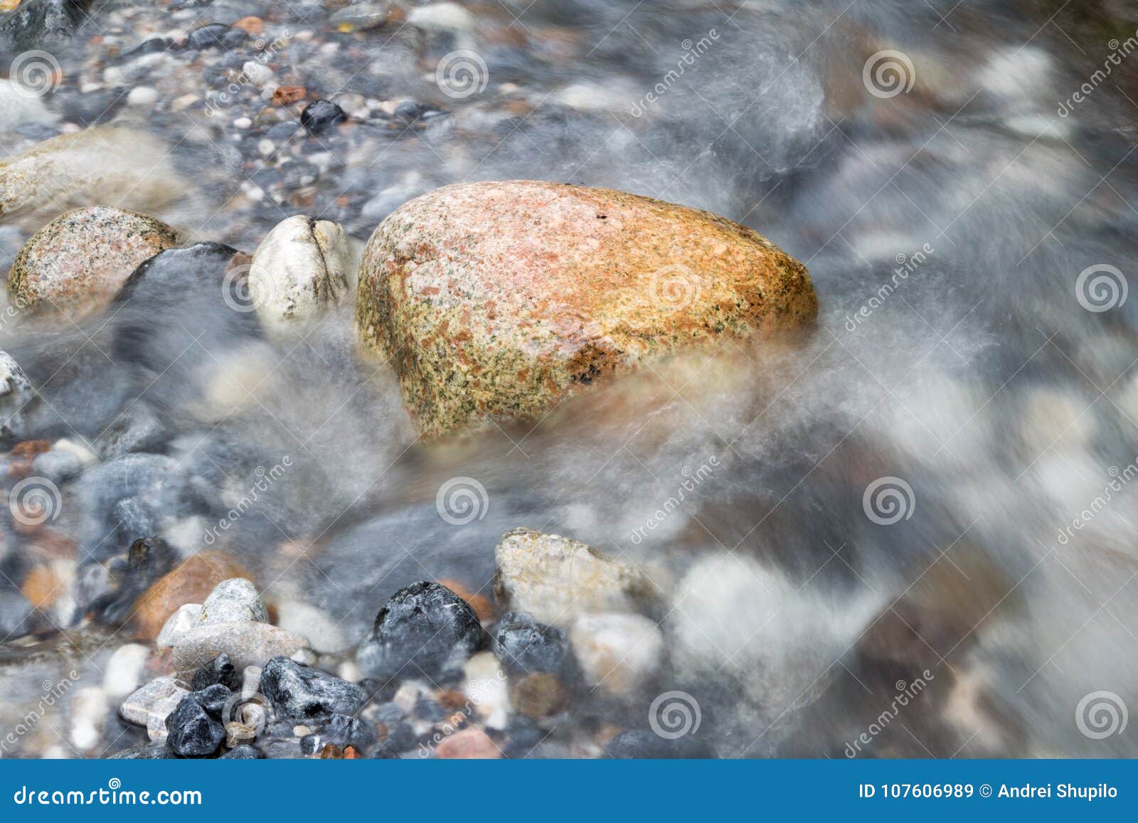 Rocks in the River in Nature Stock Image - Image of fall, rural: 107606989