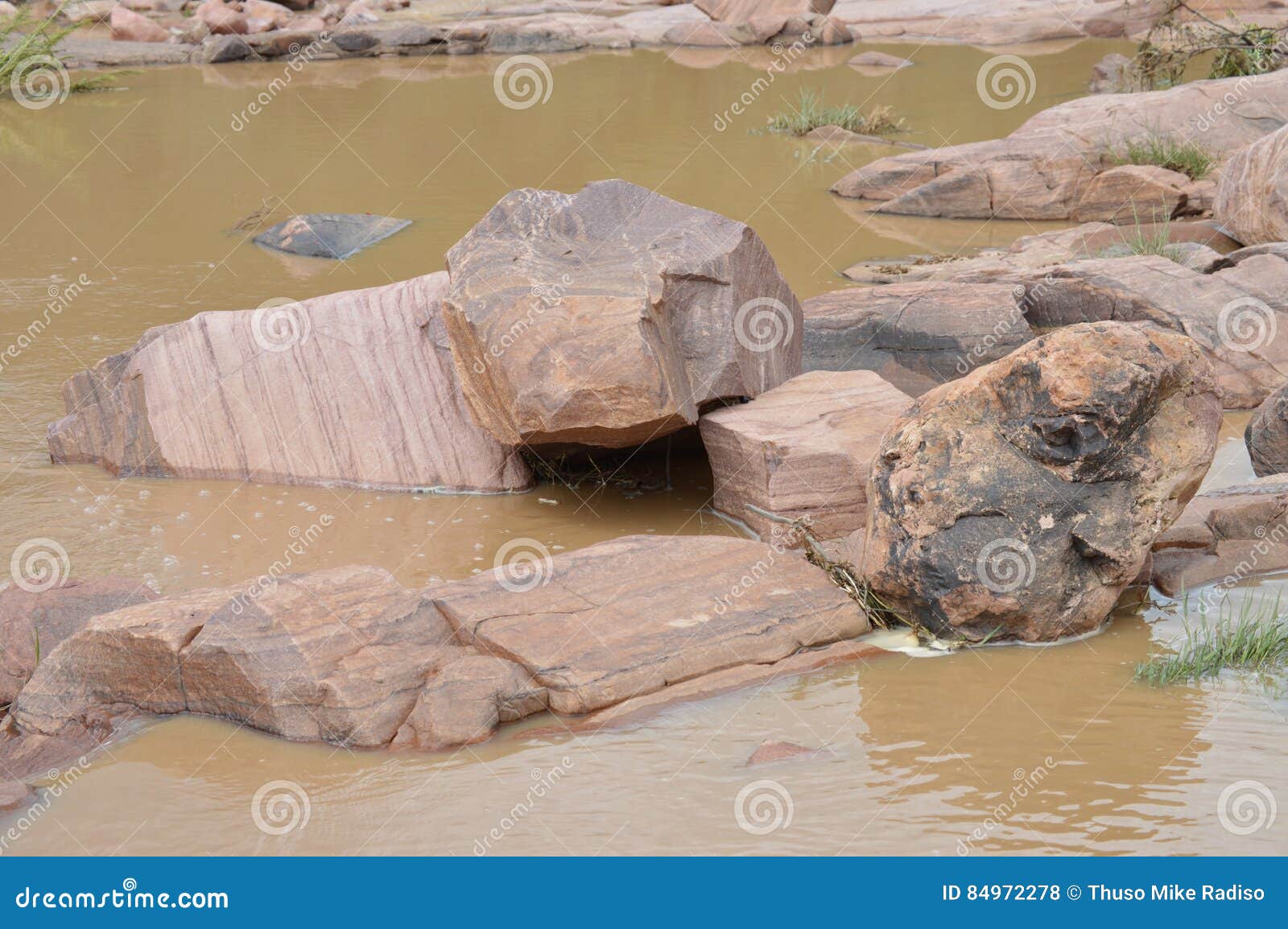 Rocks in a river stock photo. Image of nature, close - 84972278