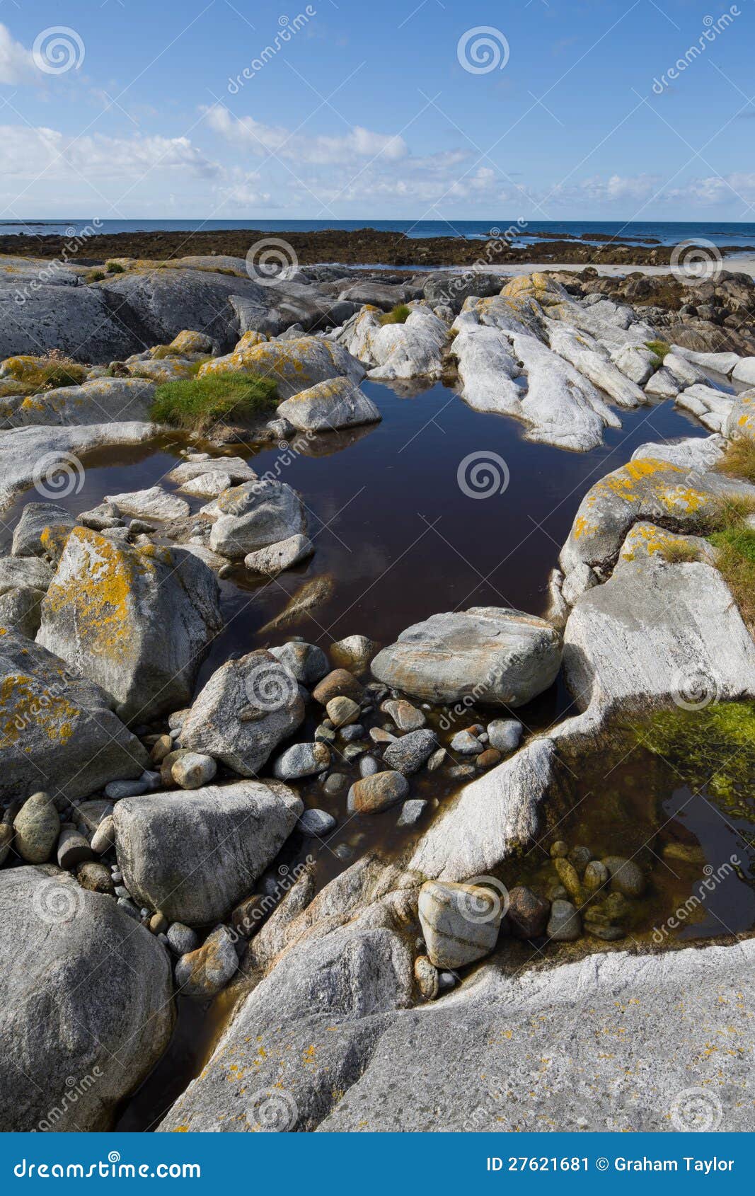Rocks and Rock Pools in South Uist Stock Image - Image of scenery ...