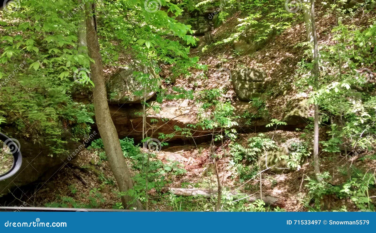 Rocks stock image. Image of rocky, overhang, rocks, waterfall - 71533497