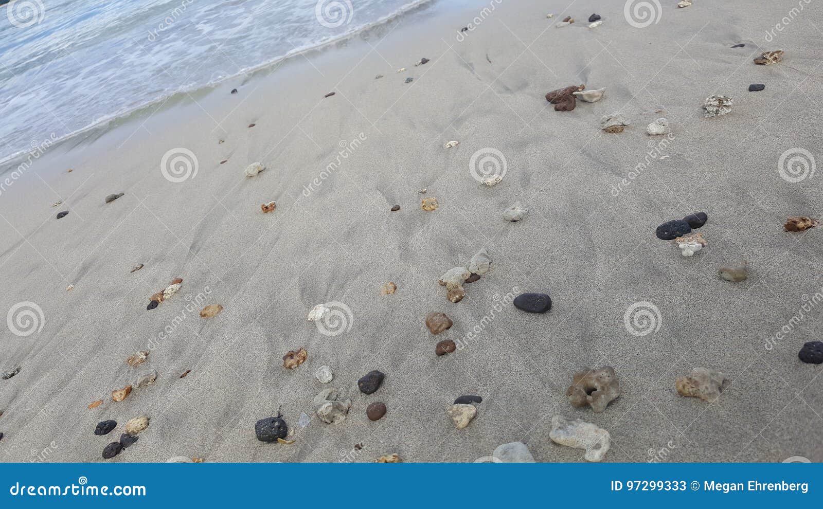 Rocks and sand stock image. Image of rocks, beach, kauai - 97299333