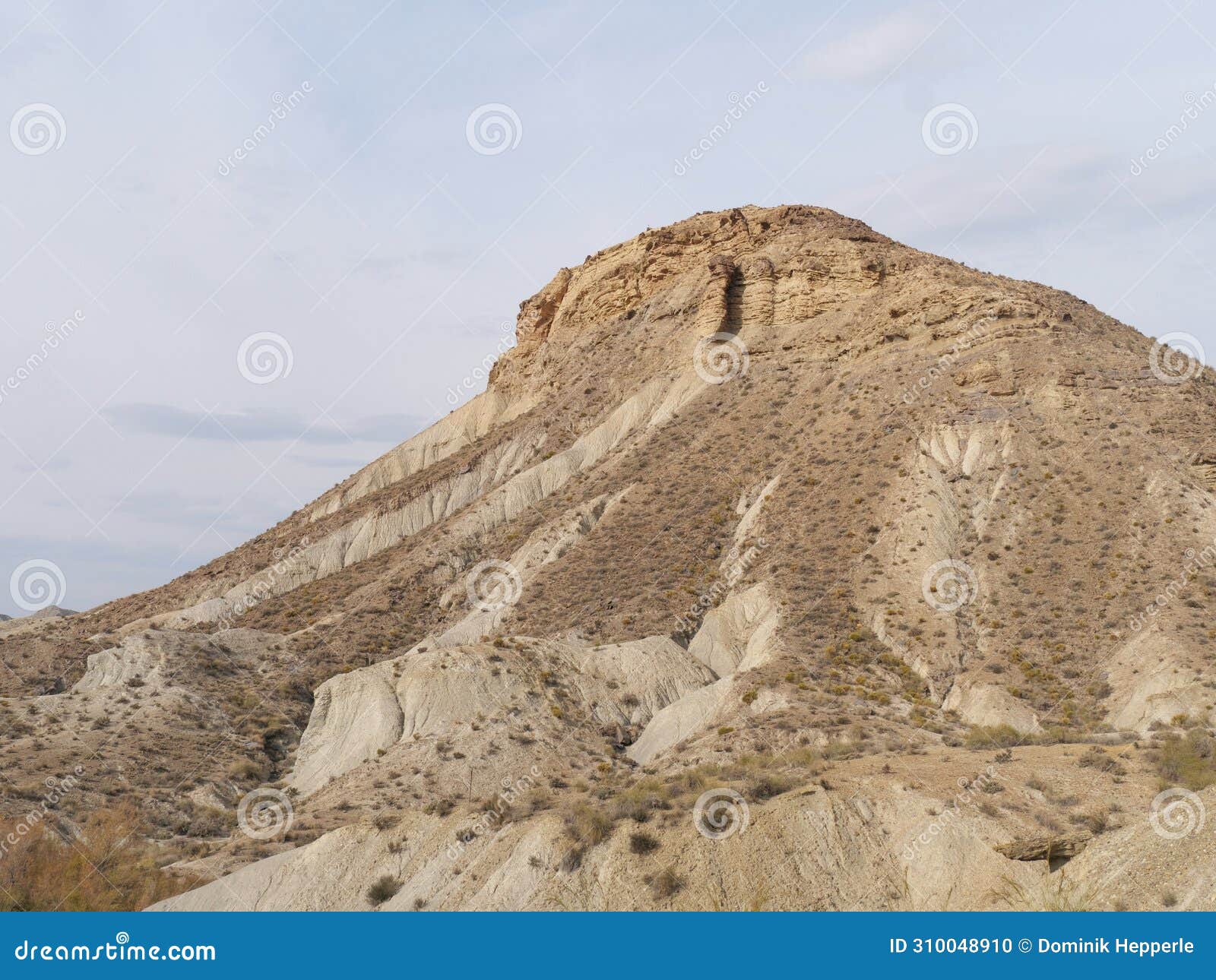 Rocks and Sandy Landscape in the Tabernas Desert Spain Stock Photo ...