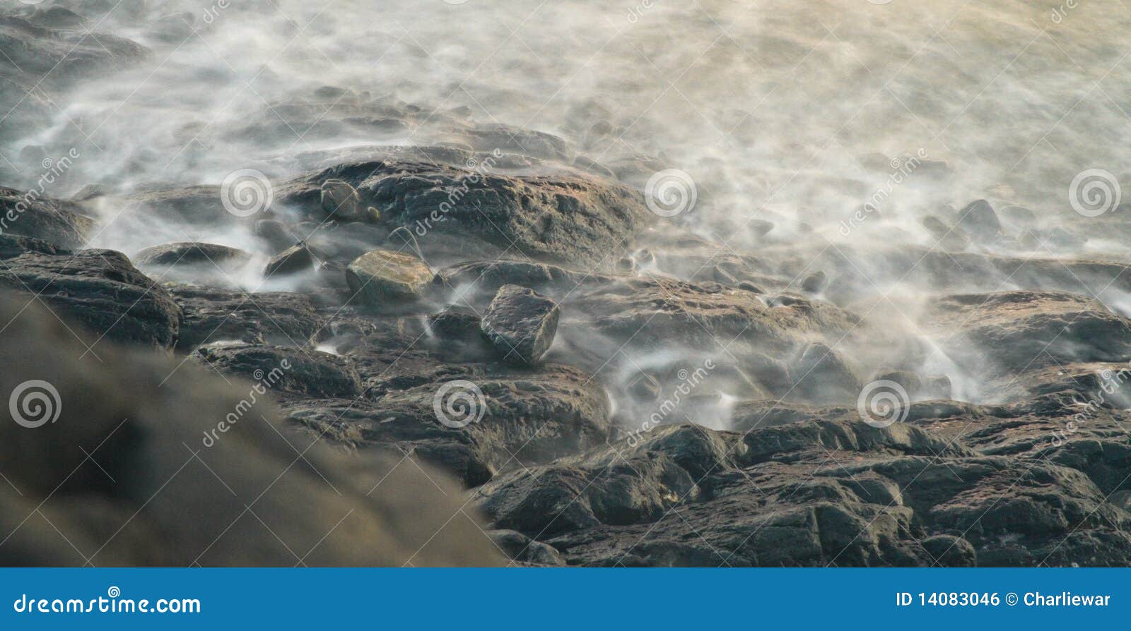 Rocks by Sea stock photo. Image of fairy, beach, dream - 14083046