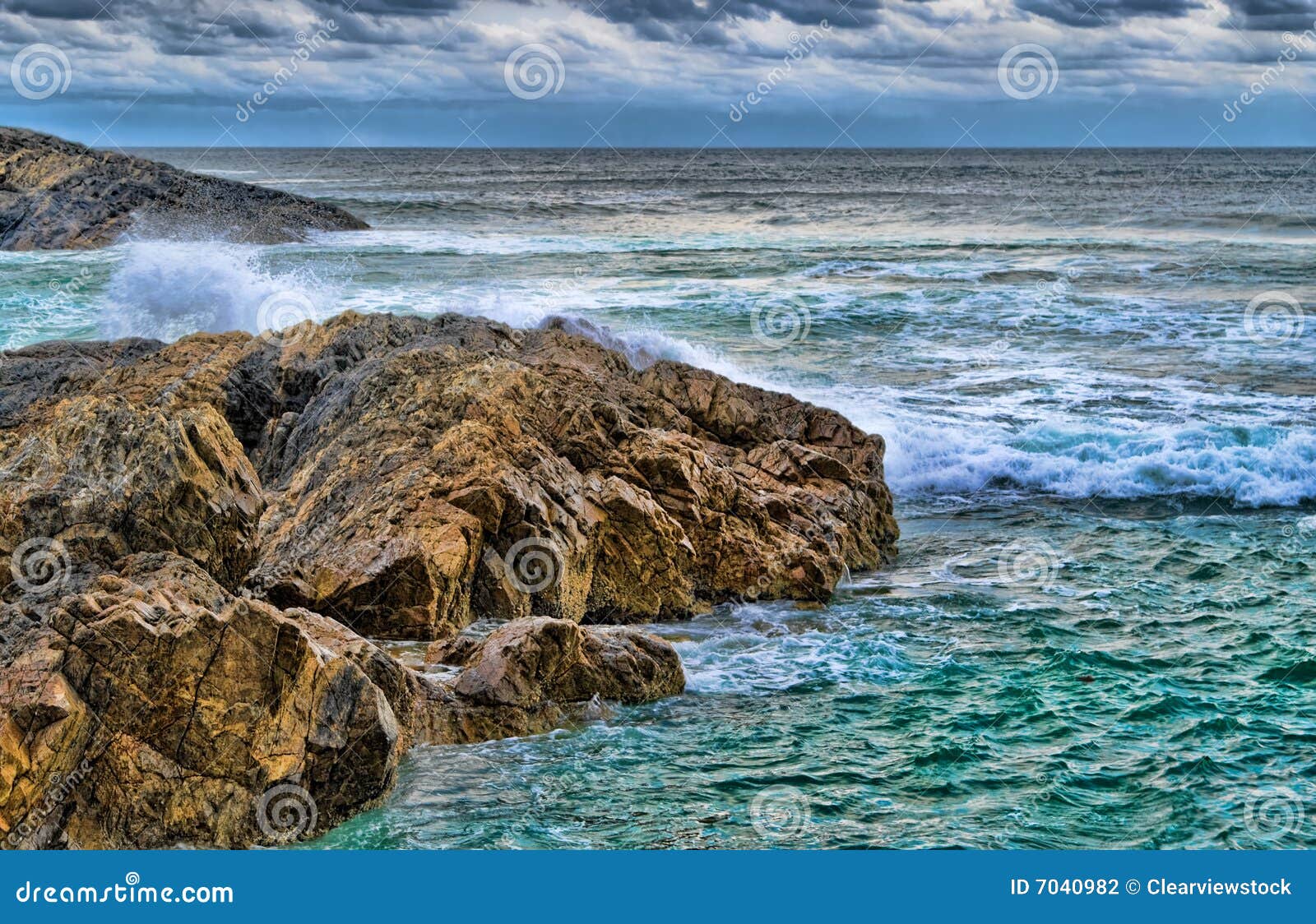 Rocks at the sea stock photo. Image of rocks, ocean, soft - 7040982