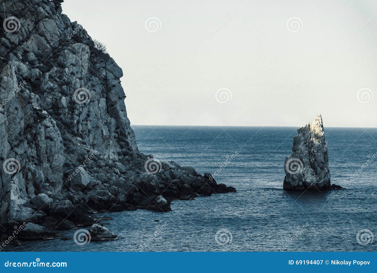 Rocks at sea. stock image. Image of island, locations - 69194407