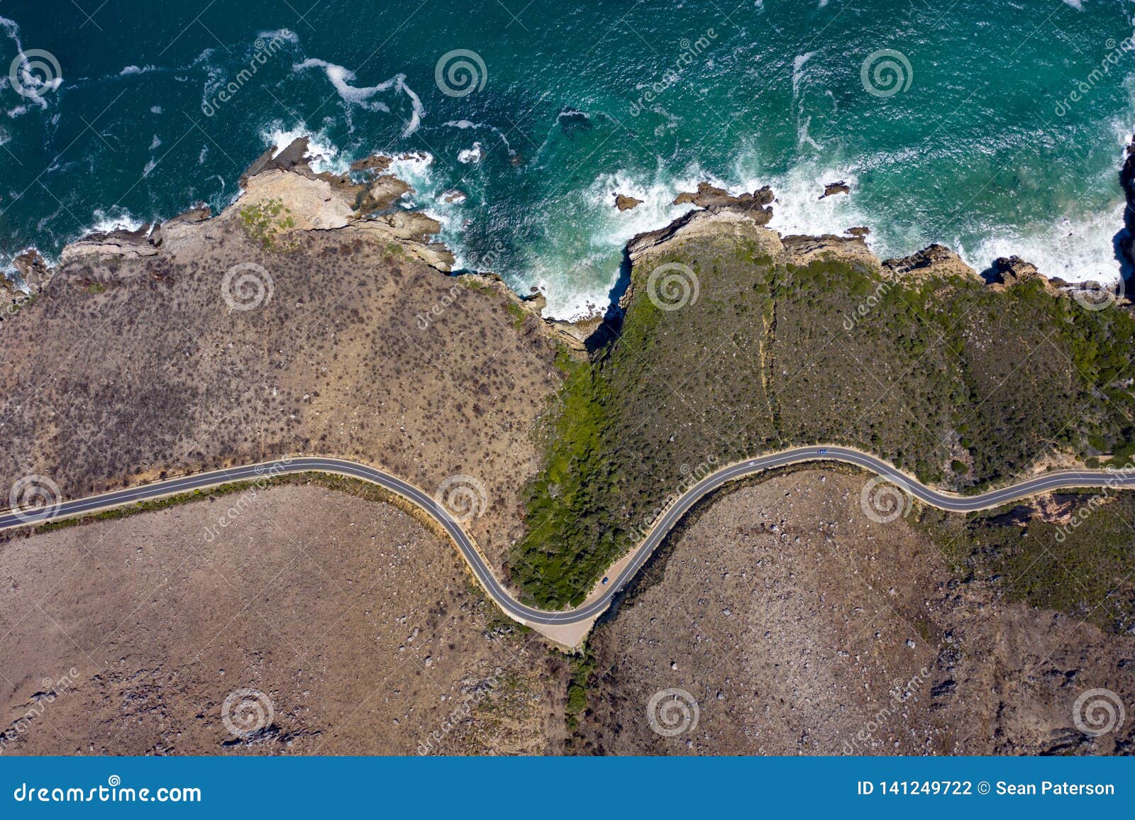 Coastal Road with Sea Side Rocks Stock Photo - Image of africa, costal ...