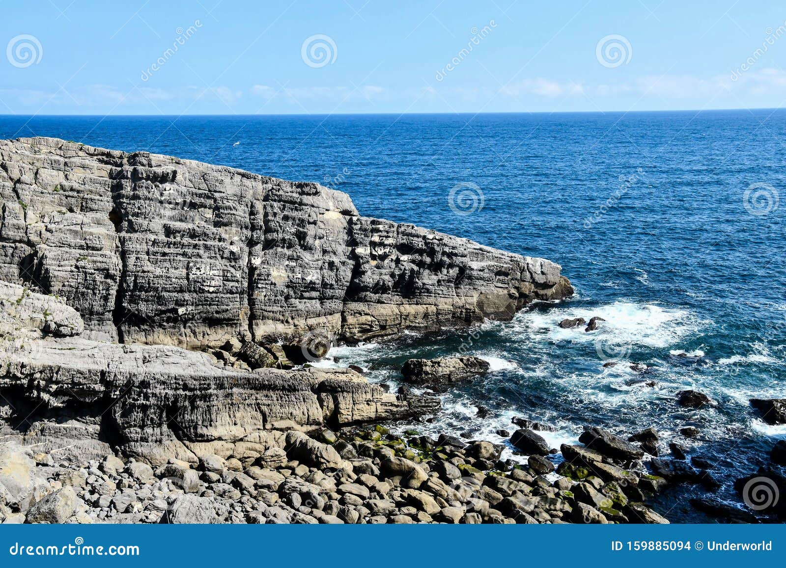Rocks and Sea, Photo As a Background Stock Photo - Image of ocean ...