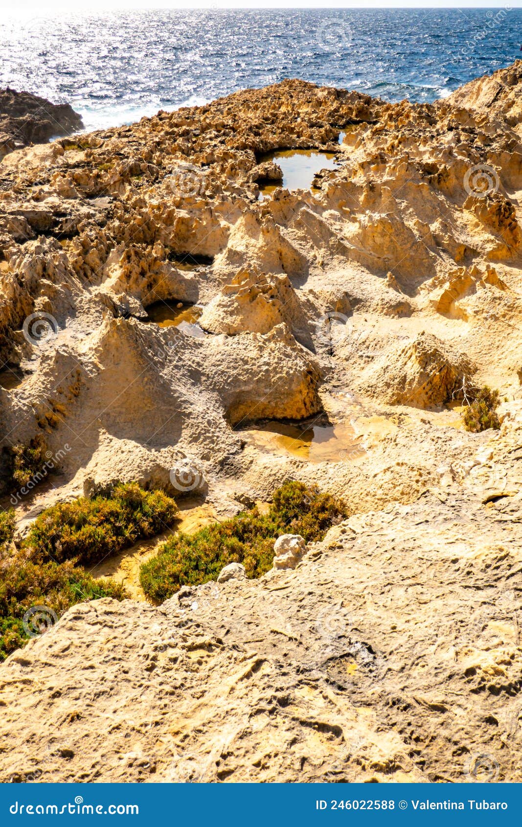 Rocky Beach in Gozo-Malta Island Stock Photo - Image of rocks, waves ...