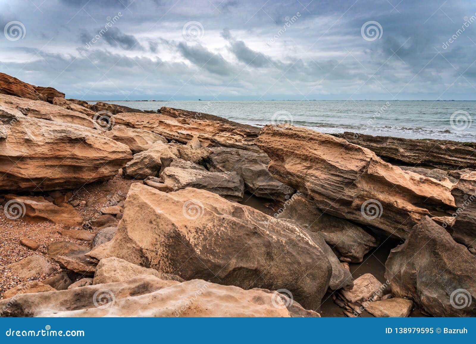 Rocks on the seashore stock image. Image of japan, seacoast - 138979595