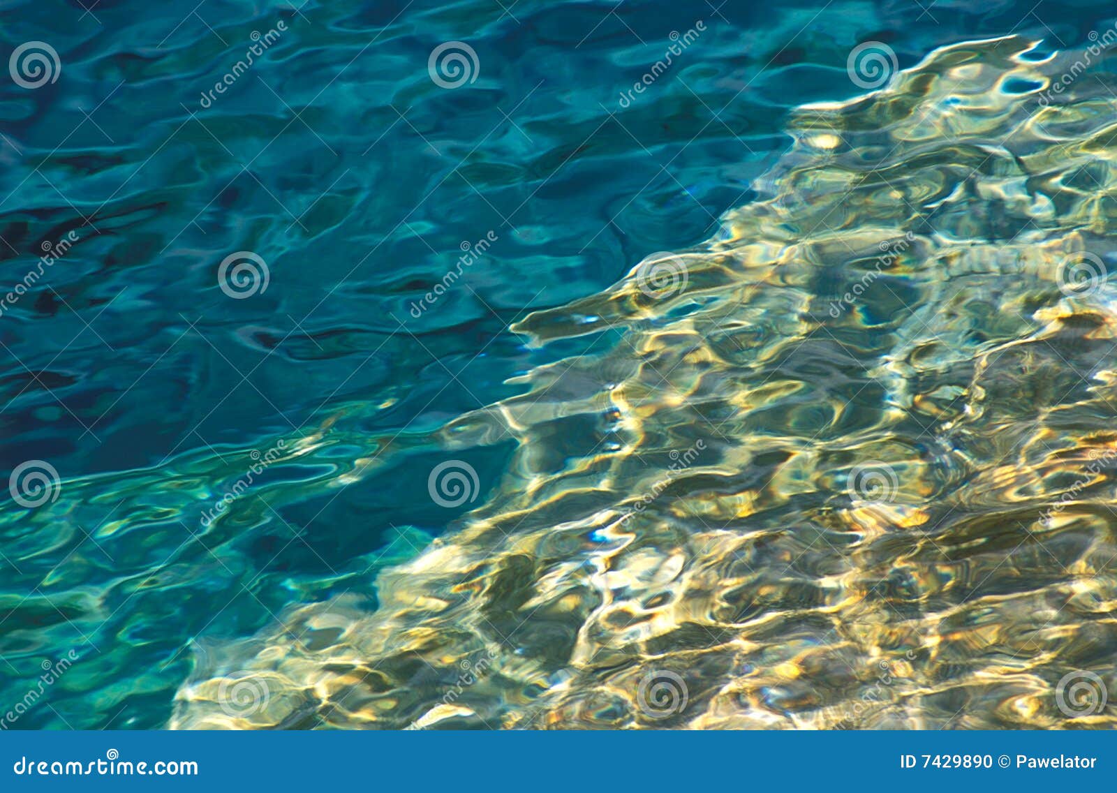 Rocks Seen through the Water Stock Photo - Image of rock, turquoise ...