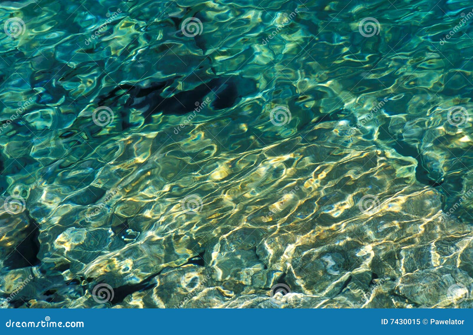 Rocks Seen through the Water Stock Image - Image of travel, mountain ...