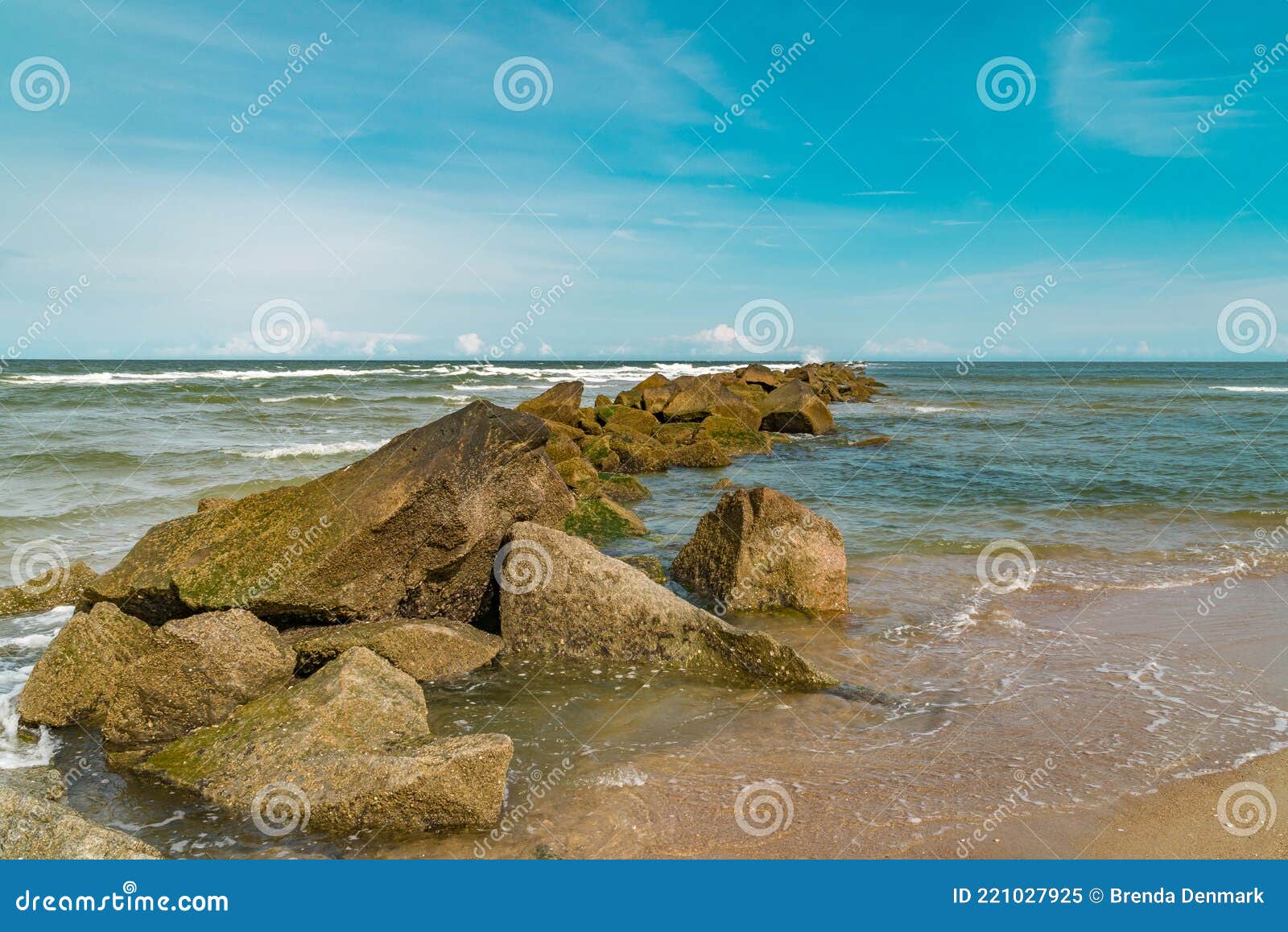 Rocks on Shell Island in Georgetown, South Carolina Stock Image - Image ...