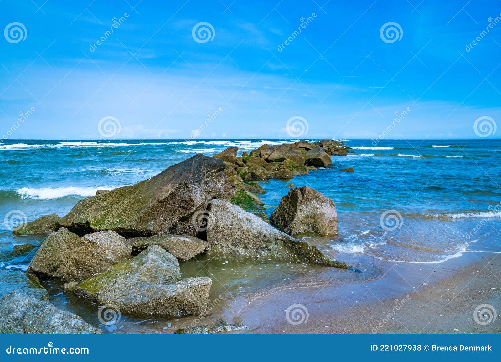 Rocks on Shell Island in Georgetown, South Carolina Stock Photo - Image ...