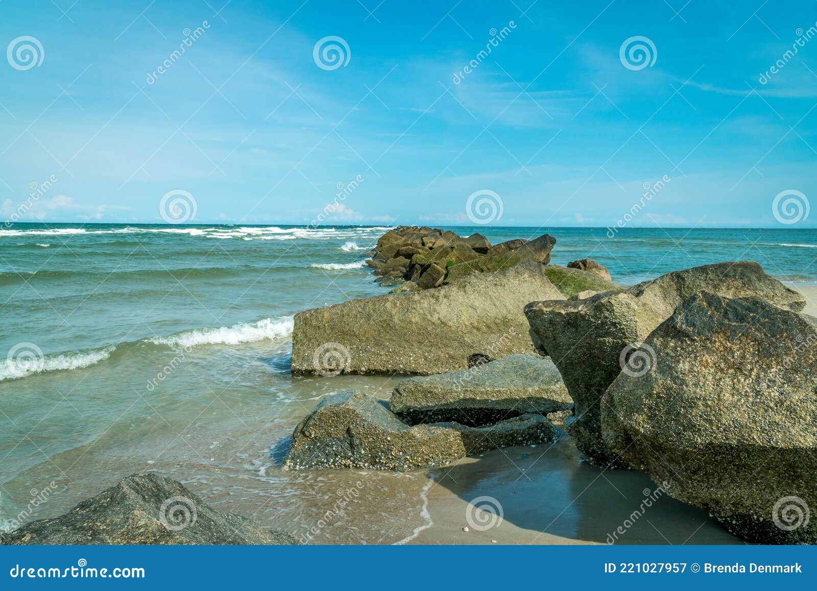 Rocks on Shell Island in Georgetown, South Carolina Stock Image - Image ...